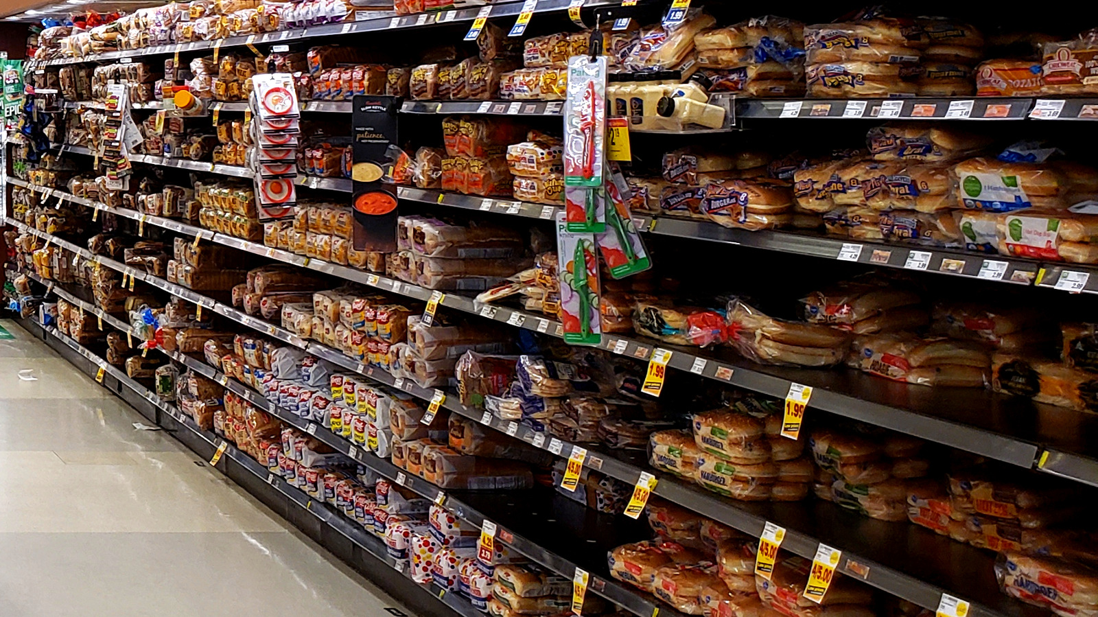 Grocery Store Bread Aisle